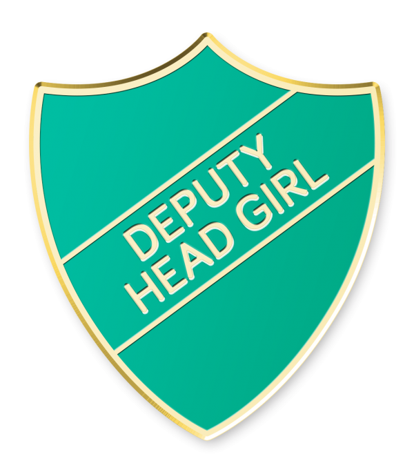 Deputy Head Girl Shield - Made by Cooper