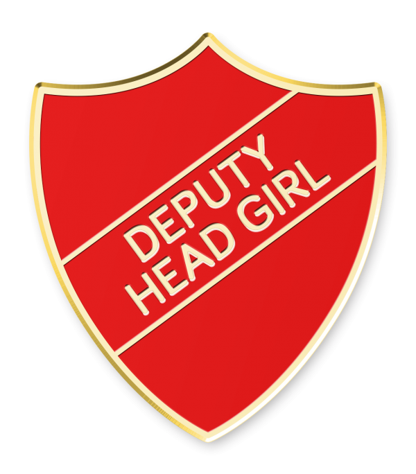 Deputy Head Girl Shield - Made by Cooper