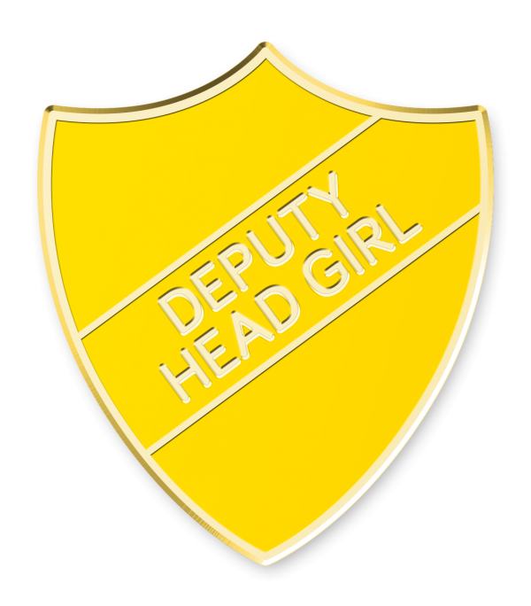 Deputy Head Girl Shield - Made by Cooper